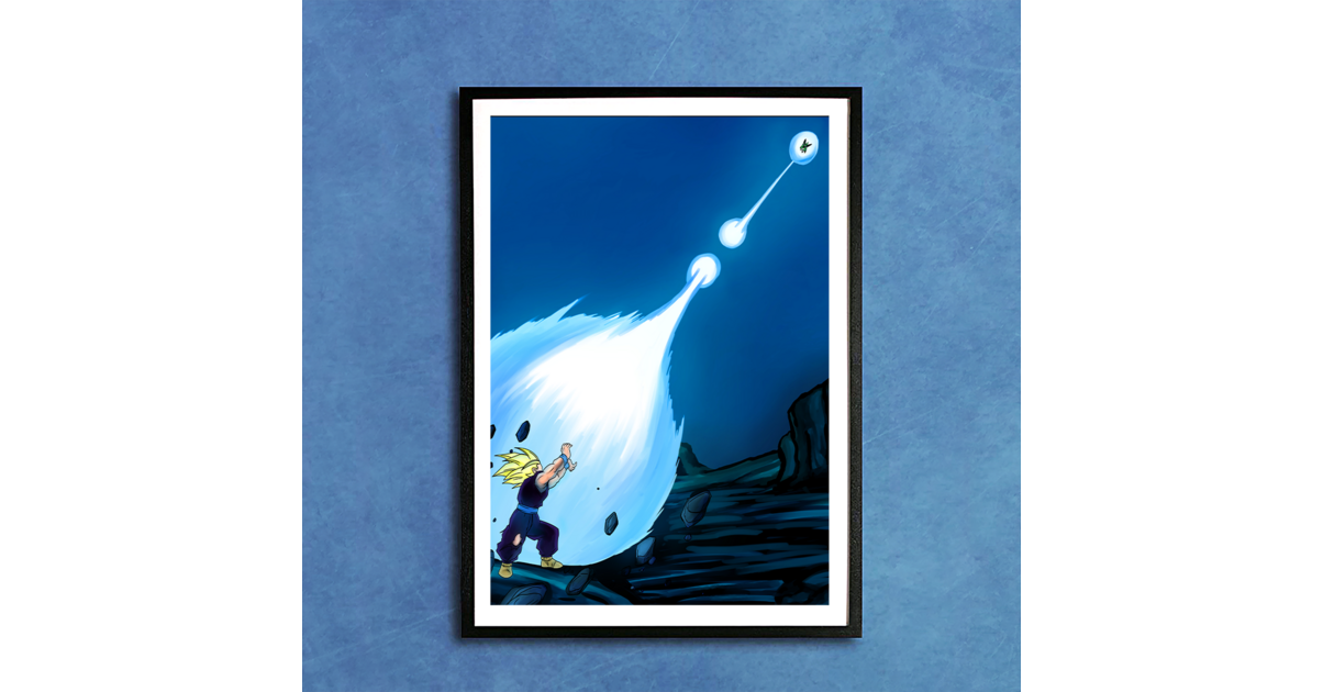 Affiche - Gohan contre Cell - affiches - print/Affiches Dragon ball ...