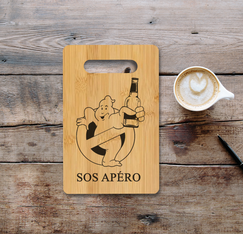 Planche apéro "SOS apéro" gravure laser - Planches apéro - les ...