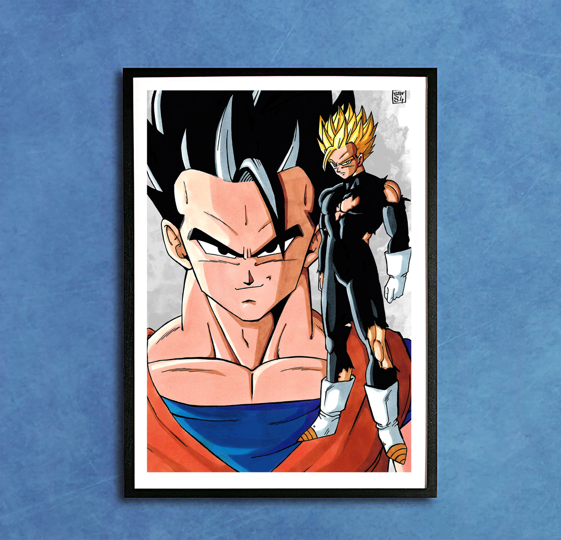 Affiche Gohan ultime Série Saiyan - les-creations-de-stef-solaris
