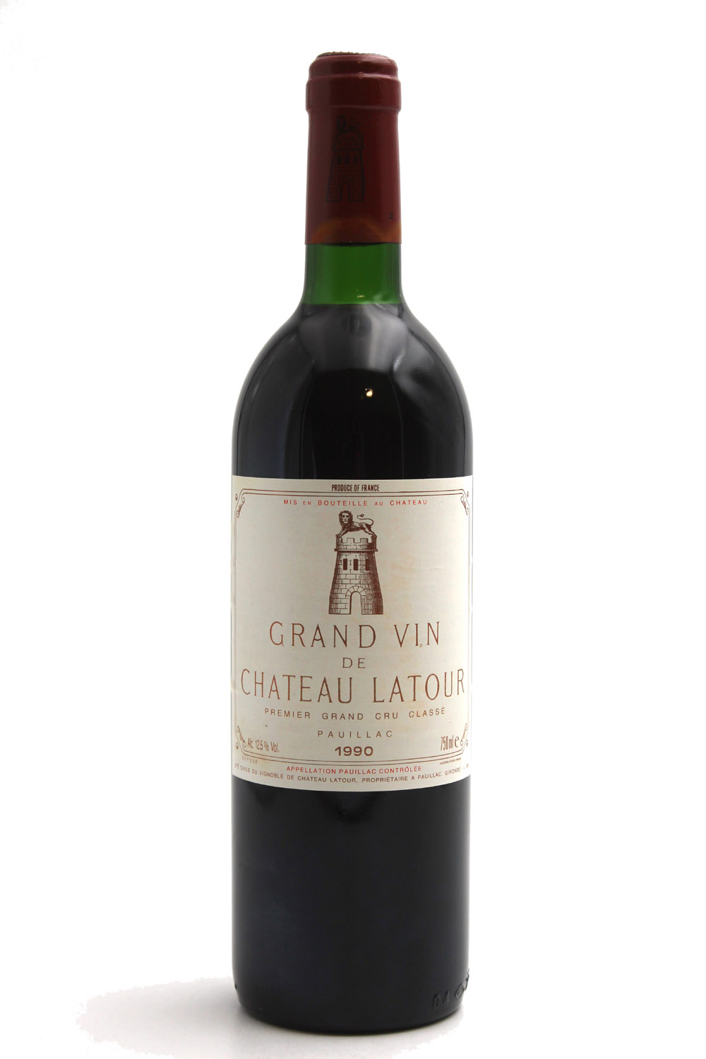 Château Latour 1990 - 1er Grand Cru classé de Pauillac