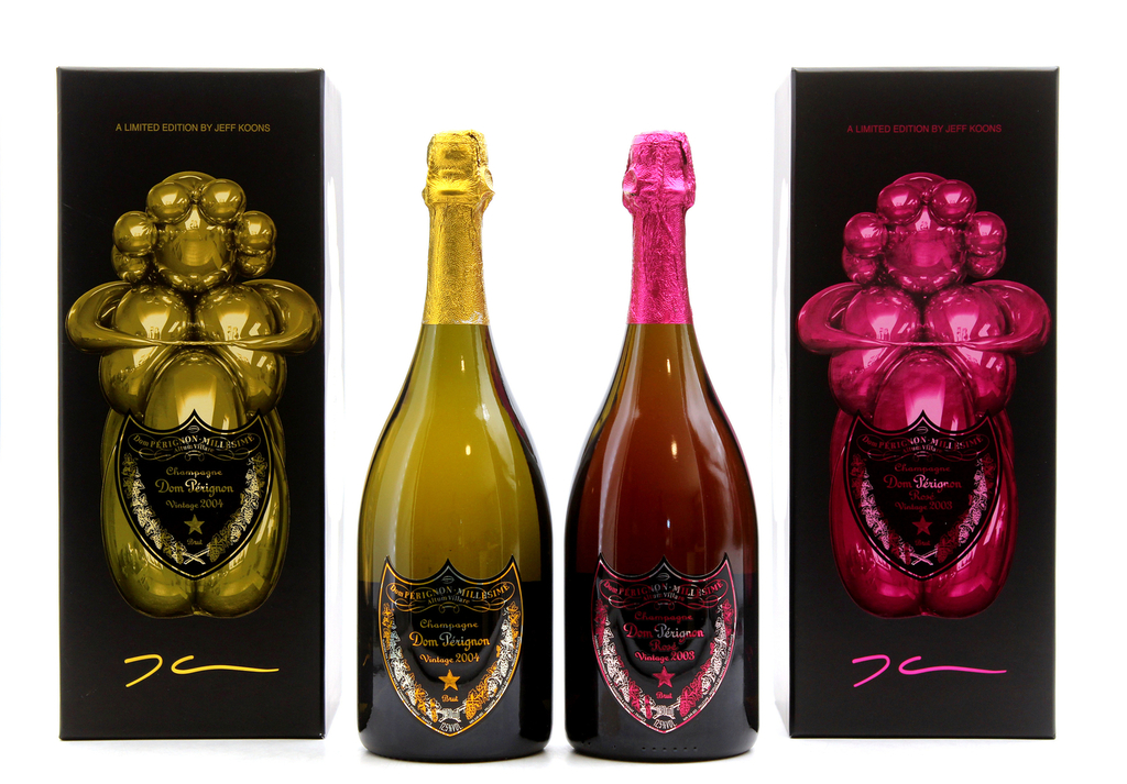 Collection Dom Perignon Édition Jeff Koons Brut 2004 et Rosé 2003