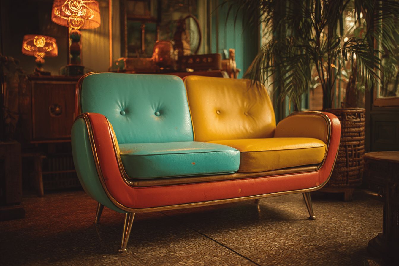 Canapé convertible design : le style rétro-chic