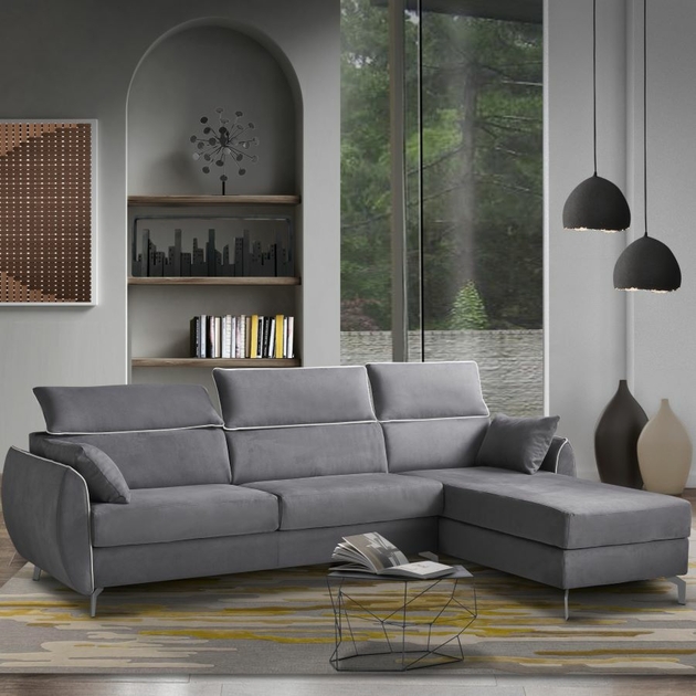Canapé lit d'angle en cuir | Livraison et Installation Offertes