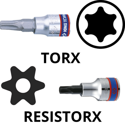 Cliquets et douilles - Douilles tournevis TORX et RESISTORX - nicam ...