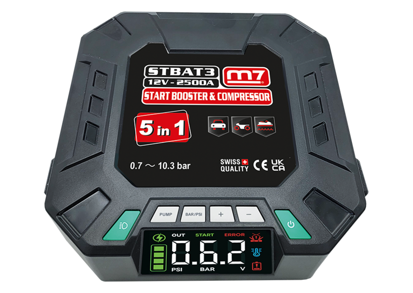 M7 - Mini Booster / compresseur 12V - STBAT3 - Demarrage, chargeurs ...