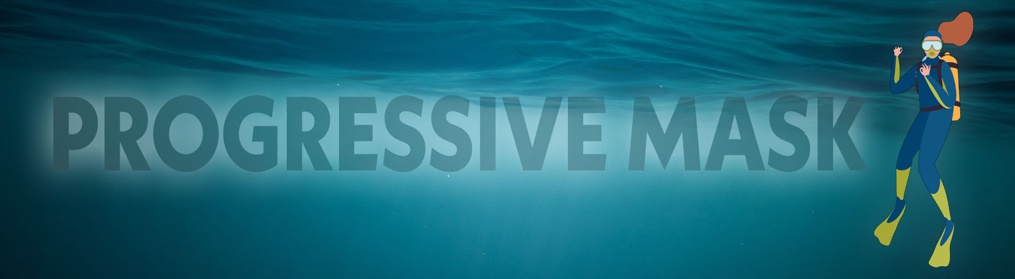 SCUBAVISION : diving mask with progressive lenses