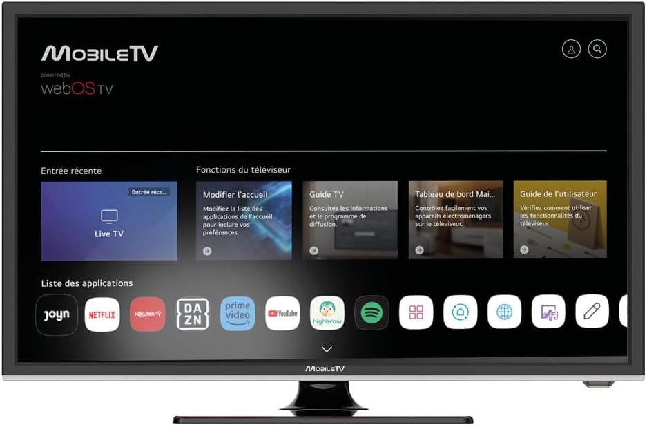 le téléviseur 12v mobiletv pour une utilisation nomade sans compromis