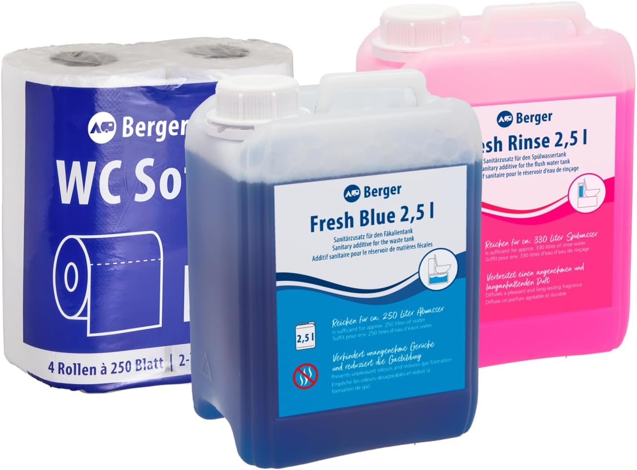 Kit Sanitaire BERGER : Hygiène et Confort pour Toilettes Mobiles