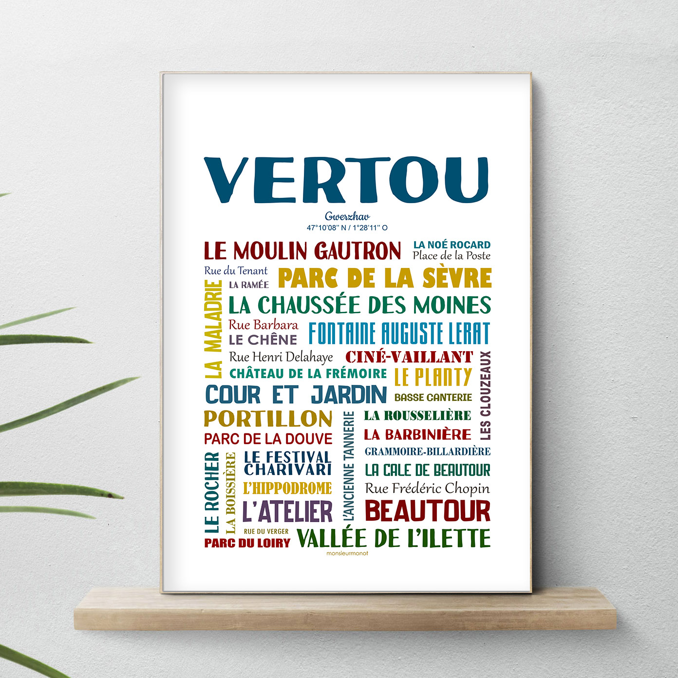 AFFICHE VERTOU - LES QUARTIERS - TOUTES LES AFFICHES/AFFICHES LOIRE ...