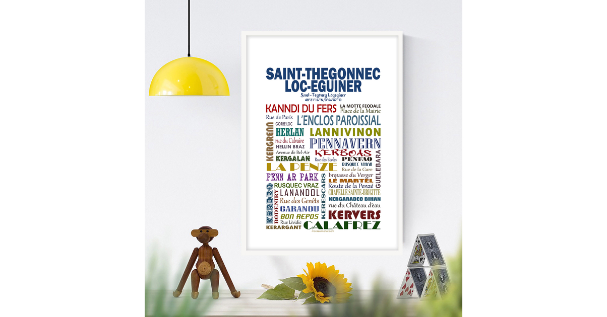 AFFICHE SAINT-THEGONNEC-LOC-EGUINER - LES QUARTIERS - TOUTES LES ...
