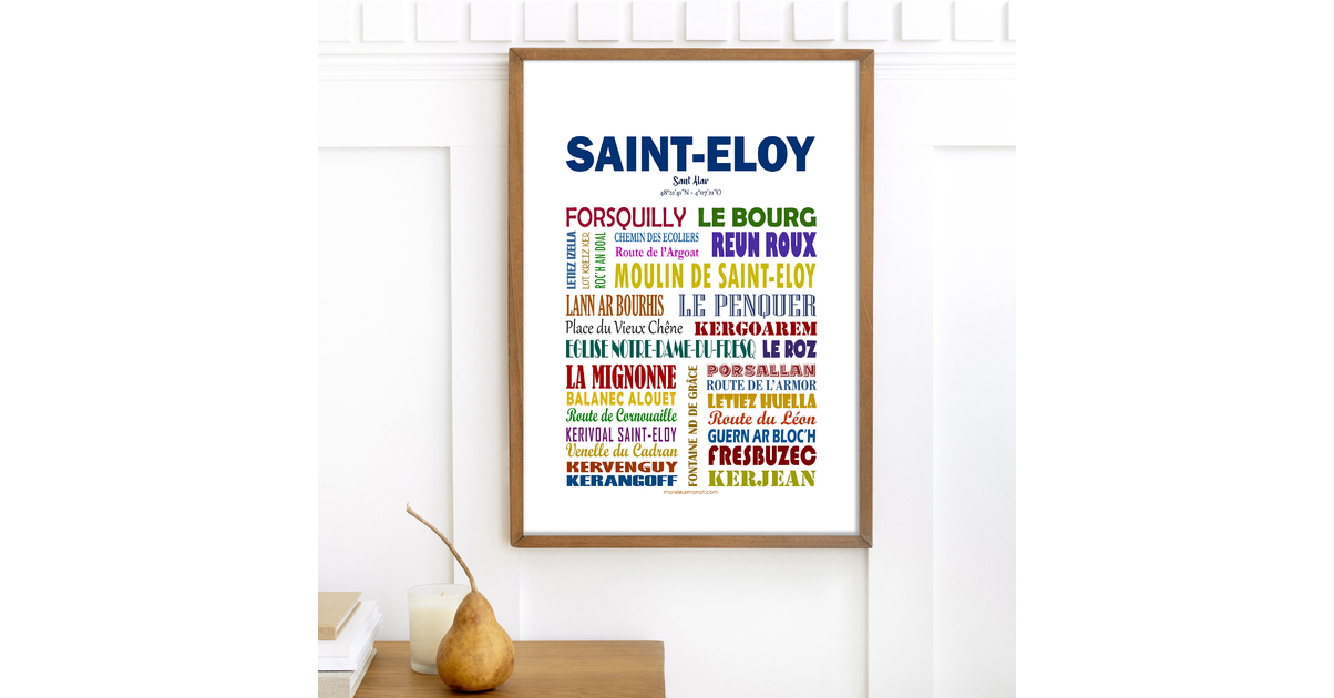 AFFICHE SAINT-ELOY - LES QUARTIERS - TOUTES LES AFFICHES/AFFICHES ...