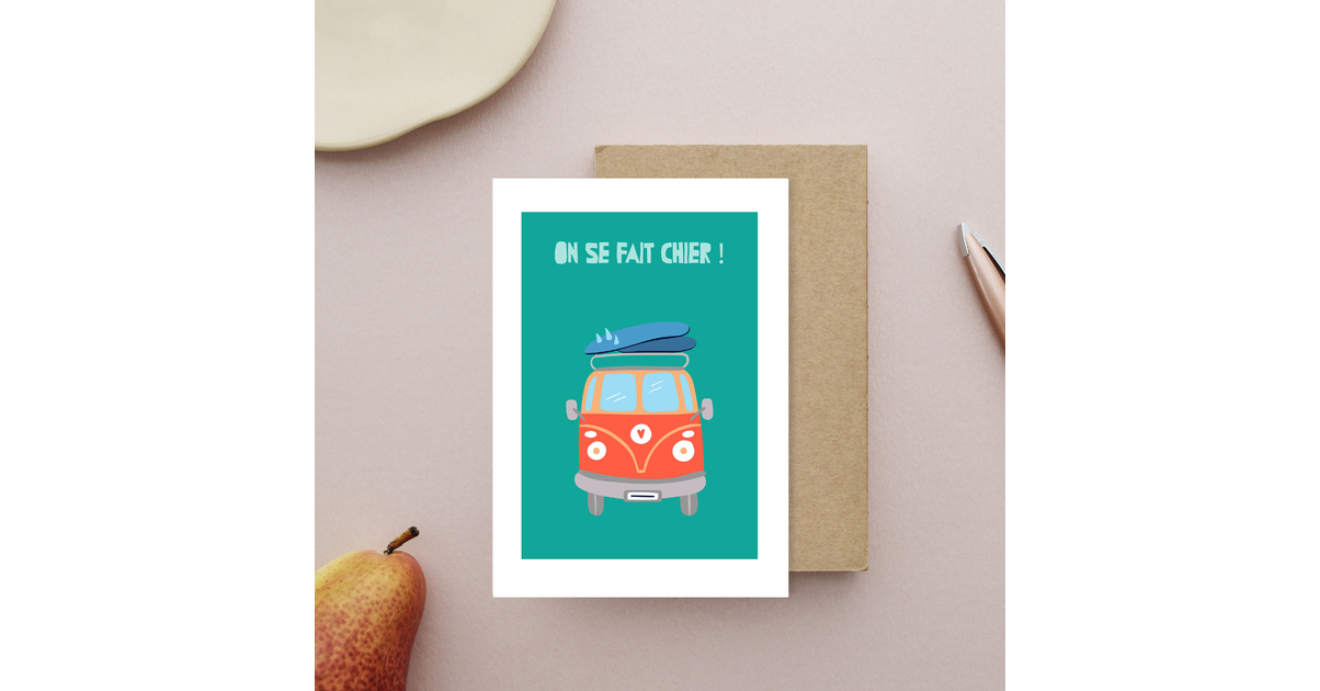 CARTE ON SE FAIT CHIER - TOUTES LES AFFICHES/LES CARTES - monsieurmonot