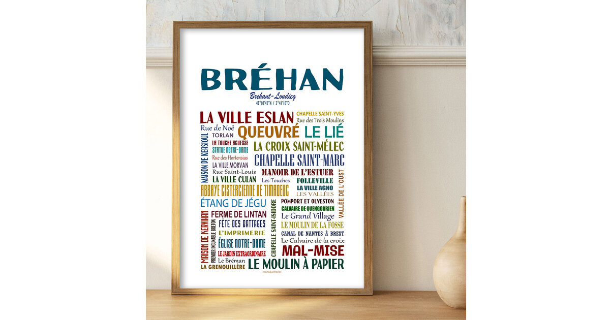AFFICHE BREHAN - LES QUARTIERS - TOUTES LES AFFICHES/AFFICHE MORBIHAN ...