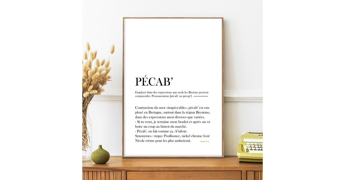 AFFICHE PECAB' - TOUTES LES AFFICHES/AFFICHES BRETAGNE - monsieurmonot
