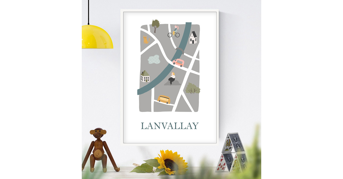 AFFICHE LANVALLAY - POSTER - TOUTES LES AFFICHES/AFFICHES CÔTES-D'ARMOR ...