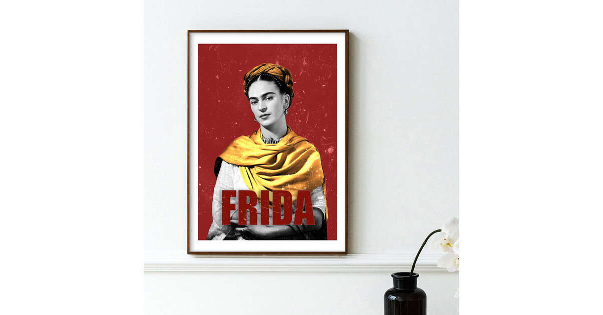 AFFICHE FRIDA KAHLO - TOUTES LES AFFICHES/AFFICHES FAMILLE - monsieurmonot