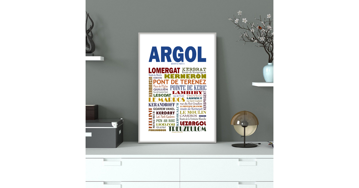 AFFICHE ARGOL - LES QUARTIERS - TOUTES LES AFFICHES/AFFICHES FINISTERE ...