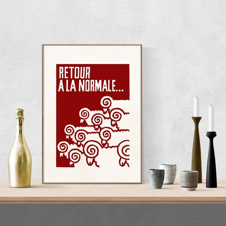 AFFICHE RETOUR A LA NORMALE - TOUTES LES AFFICHES/AFFICHES FAMILLE ...