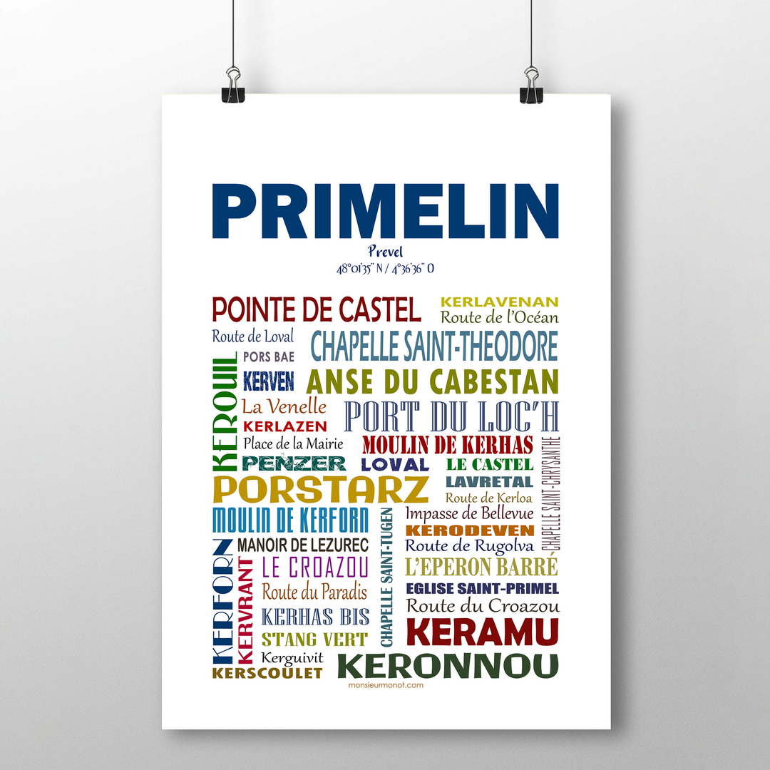 AFFICHE PRIMELIN - LES QUARTIERS - TOUTES LES AFFICHES/AFFICHES ...