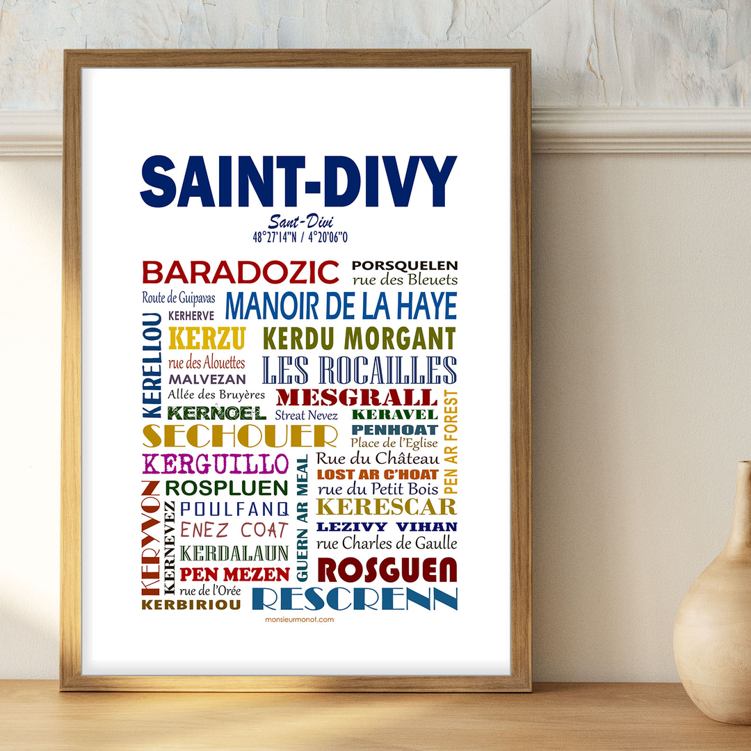 AFFICHE SAINT-DIVY - LES QUARTIERS - TOUTES LES AFFICHES/AFFICHES ...