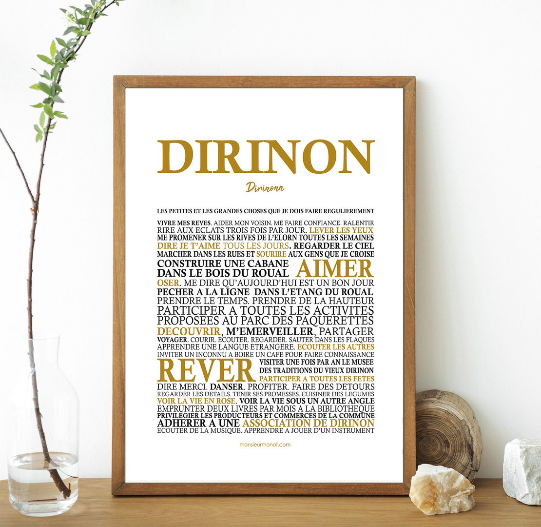 AFFICHE DIRINON - LES GRANDES CHOSES - TOUTES LES AFFICHES/AFFICHES ...