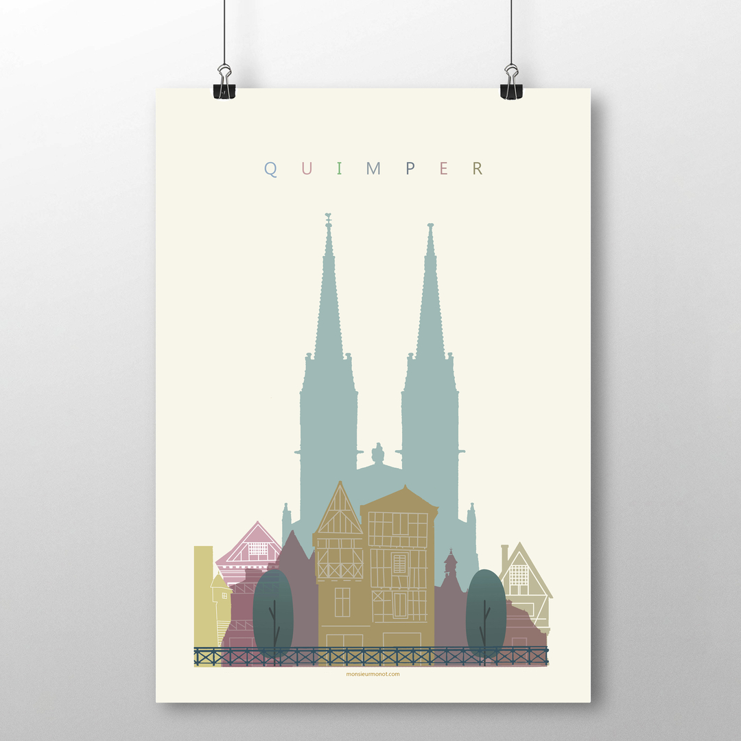 AFFICHE QUIMPER - TOUTES LES AFFICHES/AFFICHES FINISTERE - monsieurmonot