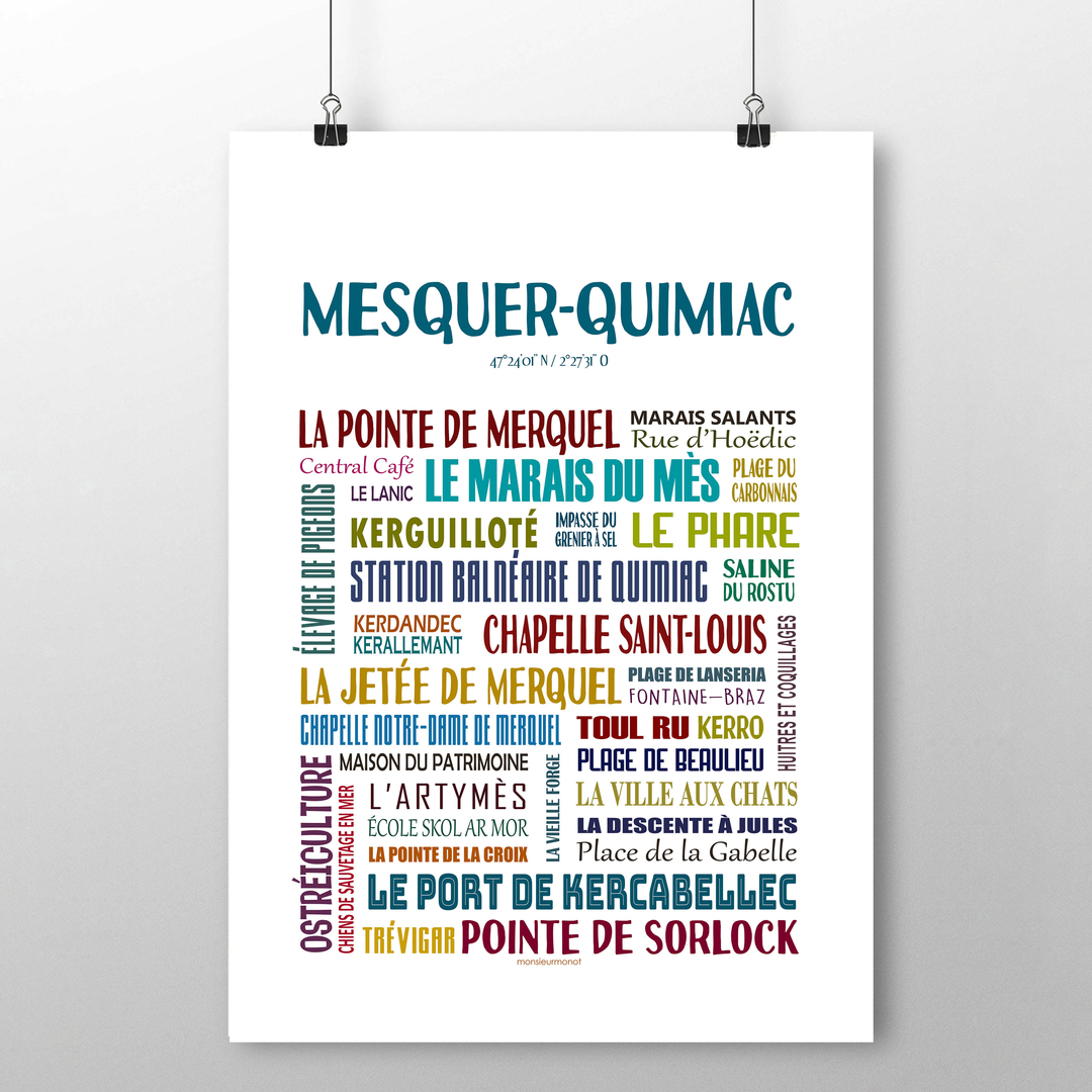 AFFICHE MESQUER-QUIMIAC - LES QUARTIERS - TOUTES LES AFFICHES/AFFICHES ...