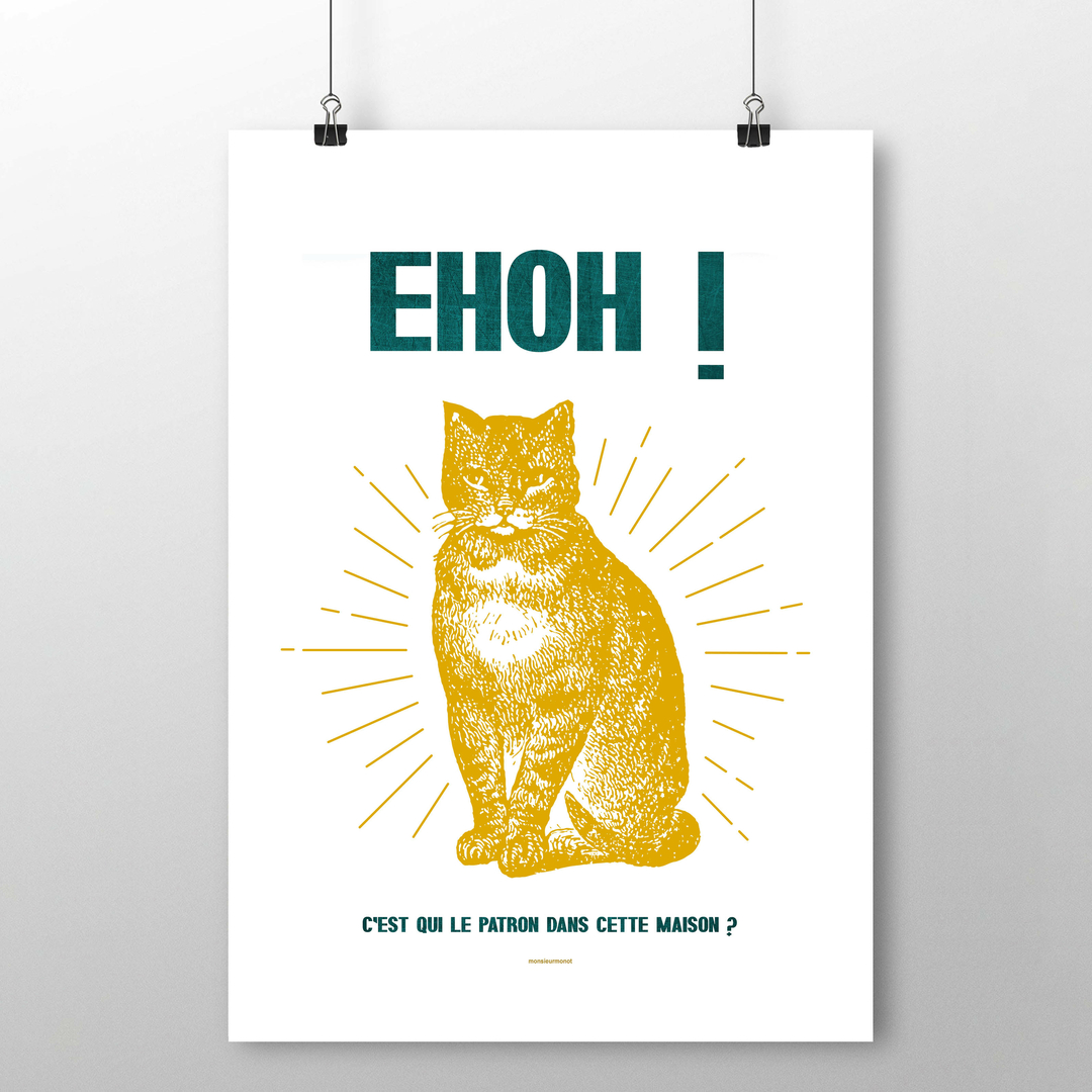 AFFICHE LE PATRON - TOUTES LES AFFICHES/AFFICHES FAMILLE - monsieurmonot