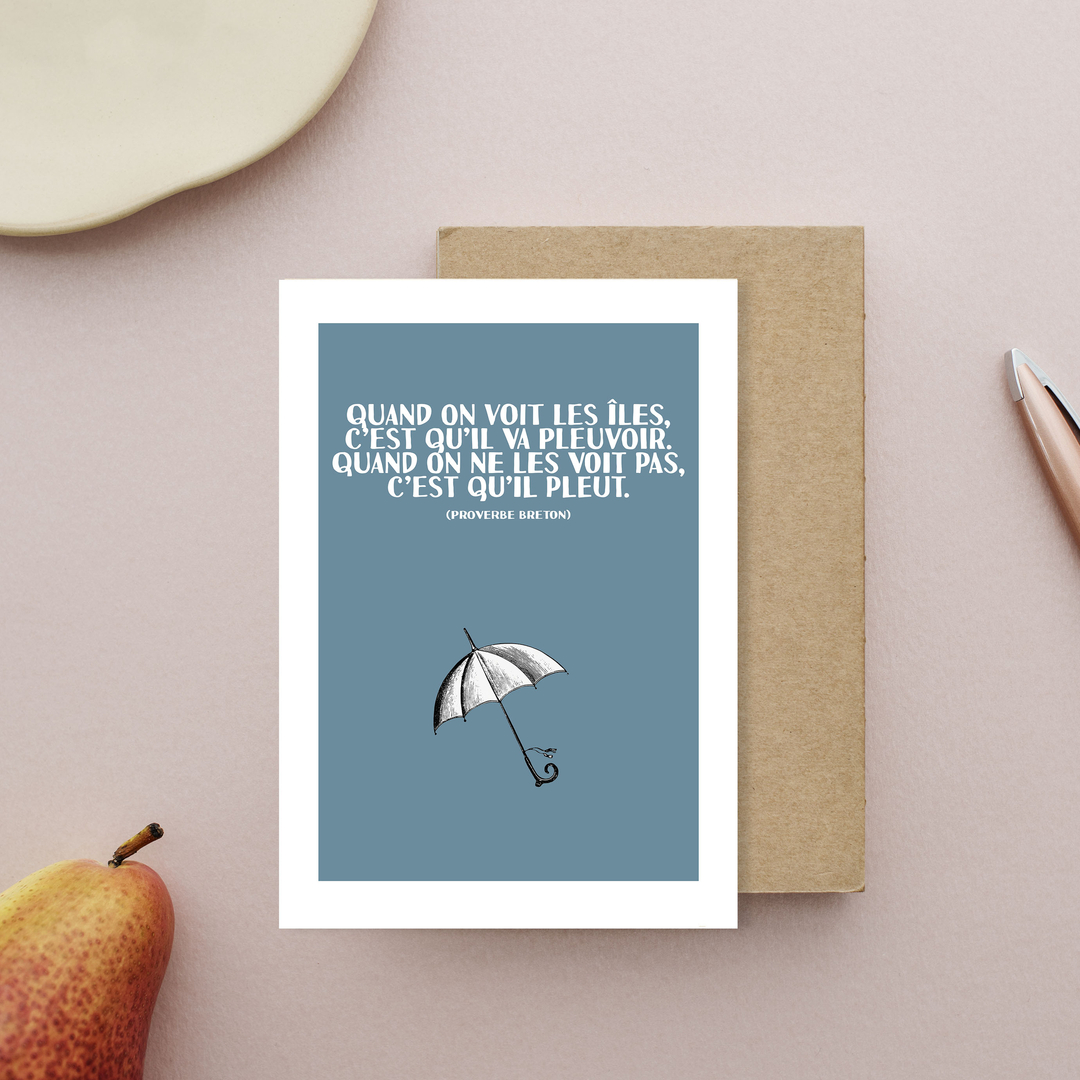 CARTE PROVERBE 1 - TOUTES LES AFFICHES/LES CARTES - monsieurmonot