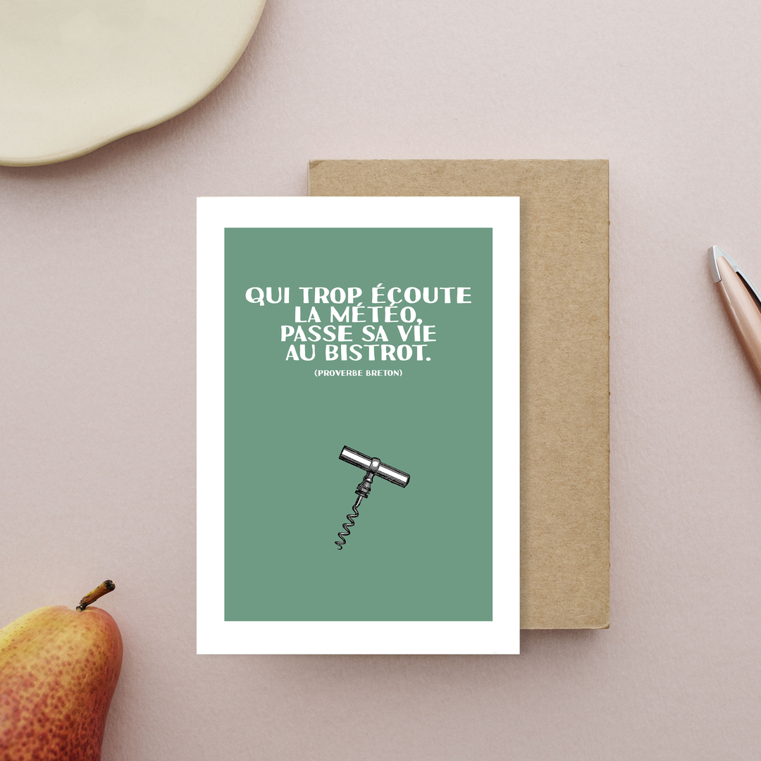 CARTE PROVERBE 2 - TOUTES LES AFFICHES/LES CARTES - monsieurmonot