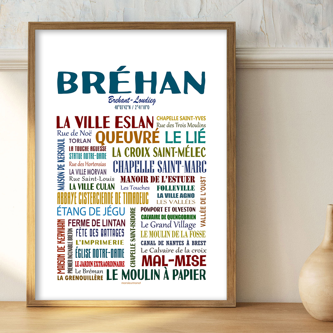 AFFICHE BREHAN - LES QUARTIERS - TOUTES LES AFFICHES/AFFICHE MORBIHAN ...