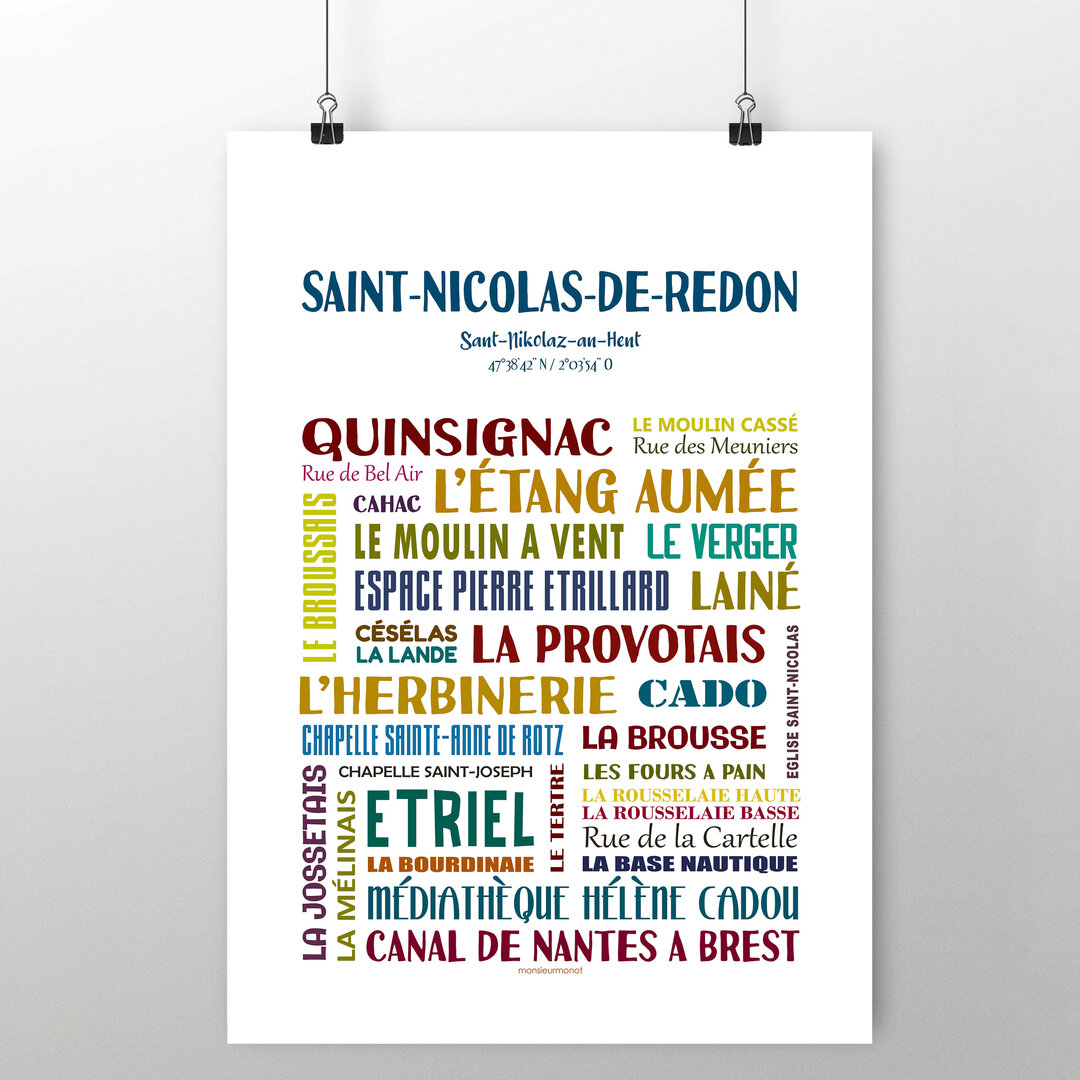 AFFICHE SAINT-NICOLAS DE REDON - LES QUARTIERS - TOUTES LES AFFICHES ...