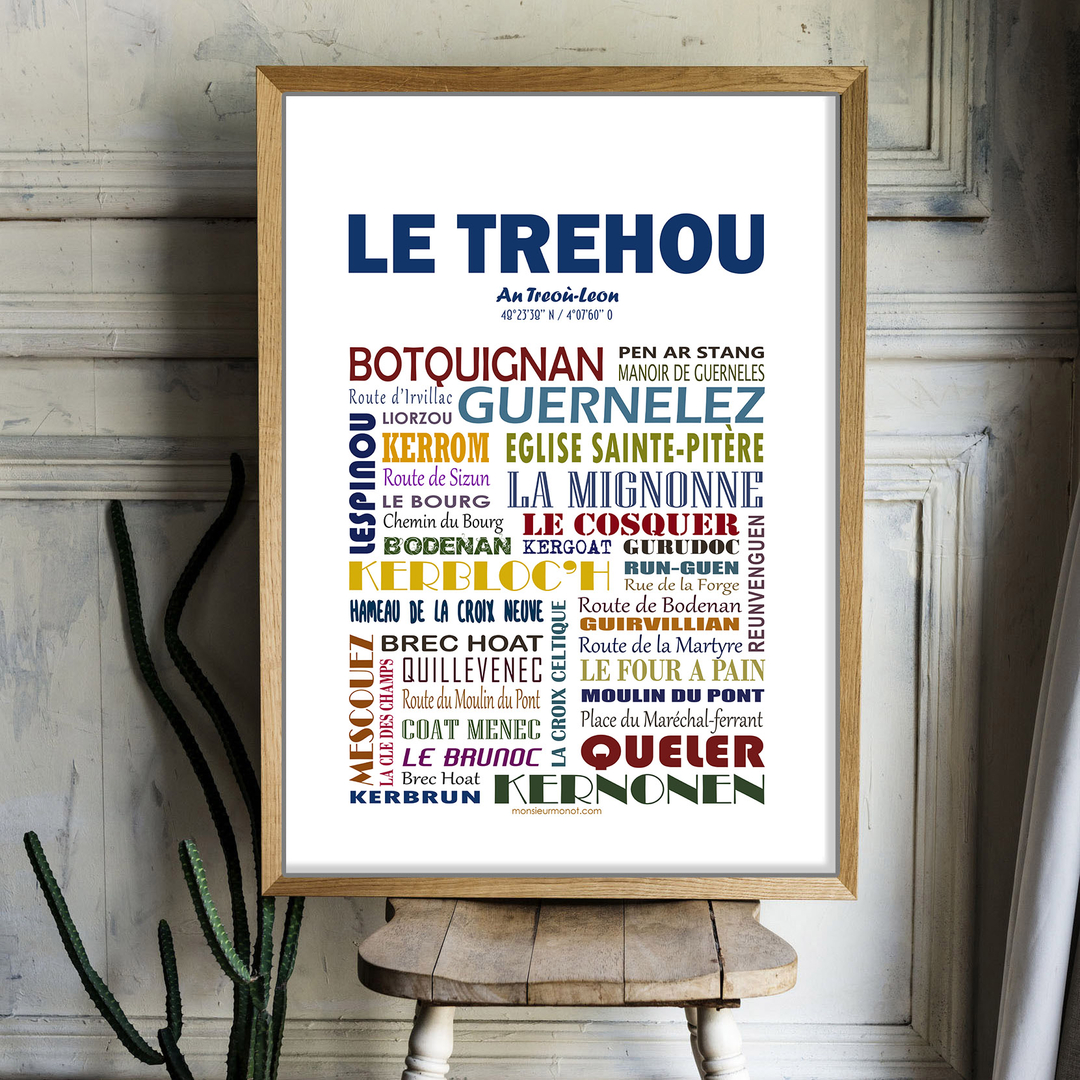 AFFICHE LE TREHOU - LES QUARTIERS - TOUTES LES AFFICHES/AFFICHES ...