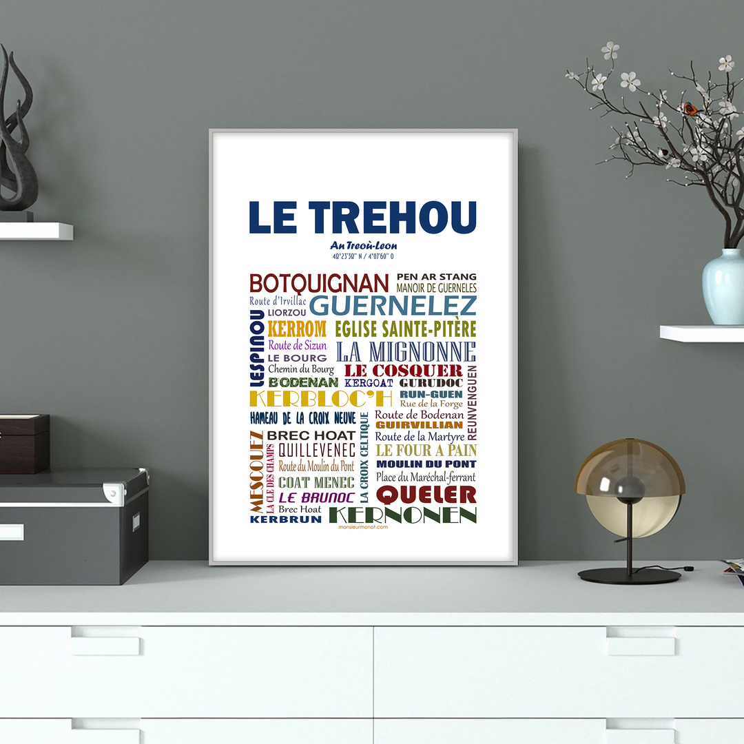 AFFICHE LE TREHOU - LES QUARTIERS - TOUTES LES AFFICHES/AFFICHES ...