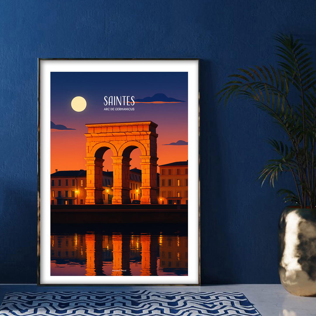 AFFICHE SAINTES - ARC DE GERMANICUS - TOUTES LES AFFICHES/AFFICHES ...