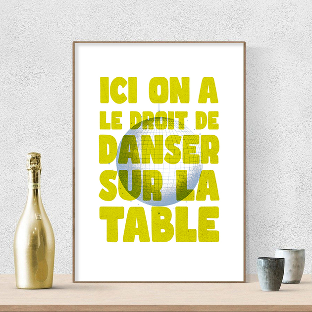 ICI ON A LE DROIT... - TOUTES LES AFFICHES/AFFICHES FAMILLE - monsieurmonot