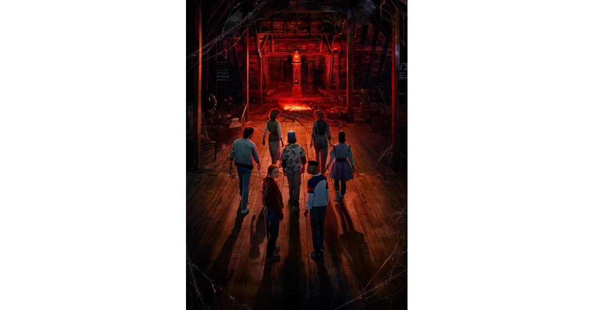 Édition Limitée : Poster Métal Displate Magnétique Stranger Things Creel