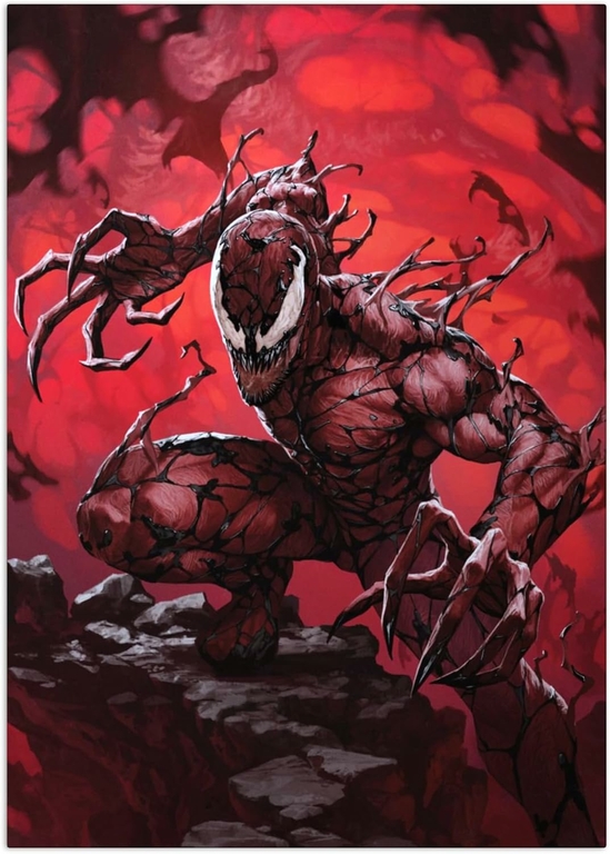 Poster Métal Displate Magnétique Marvel Carnage Super villain