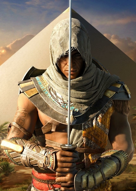 Poster Métal Displate Assassin's Creed AC Key Art Pyramid Origins