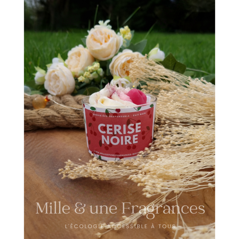 Cerise noire - Les Bougies gourmandes - Mille & une fragrances
