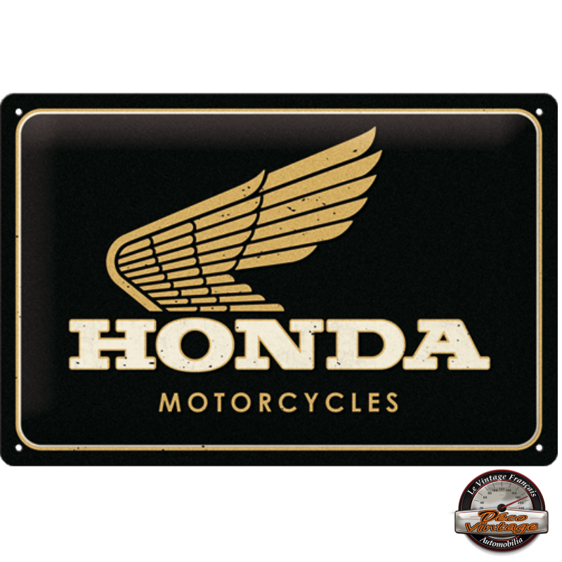 Plaque Honda logo - Déco murale/Plaques 20x30 cm - decovintage
