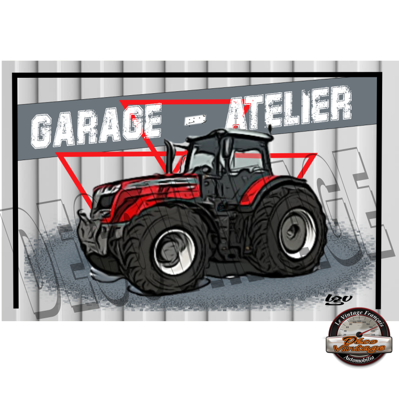 Plaque Massey ferguson garage - Nos exclusivités/Plaques vintage ...