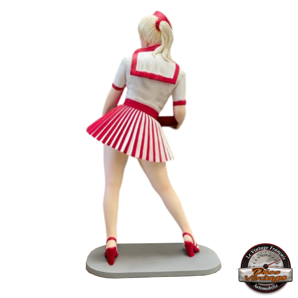 Statue pin-up serveuse - Statues/effigies/Statues américaines - decovintage