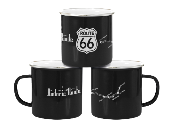Mug Route 66 émaillé - Déco vintage/Mugs - decovintage