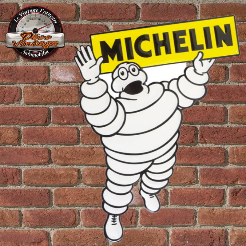 Plaque Michelin Bibendum - Déco murale/Plaques vintages - decovintage