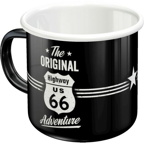 Mug Route 66 émaillé - Déco vintage/Mugs - decovintage
