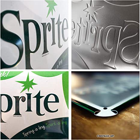 Plaque Sprite logo - Déco murale/Plaques 30x40 cm - decovintage