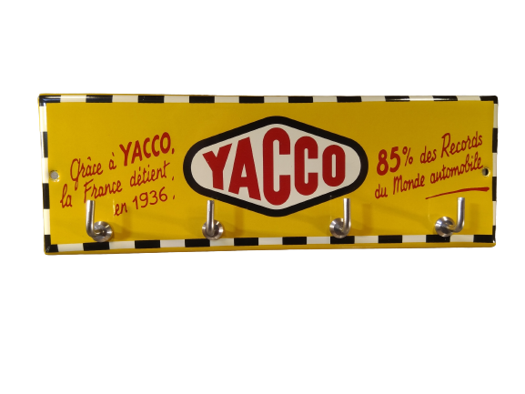 Accroche-clés Yacco émaillé - Déco vintage/Accroche-clés - decovintage