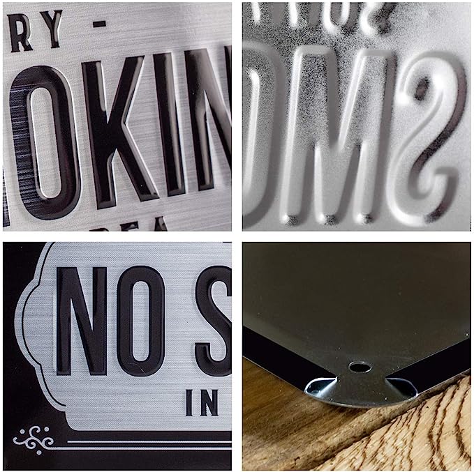 Plaque à suspendre No smoking 20x10 - Déco murale/Plaques à suspendre ...