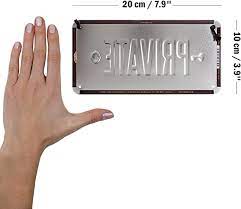 Plaque à suspendre Private 20x10 - Déco murale/Plaques à suspendre ...